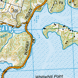 Ohakana Island, Bay of Plenty - NZ Topo Map