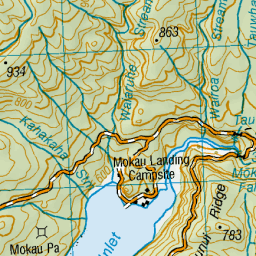 Wairoa Stream, Hawke's Bay - NZ Topo Map