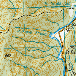 Te Ranga, Bay of Plenty - NZ Topo Map