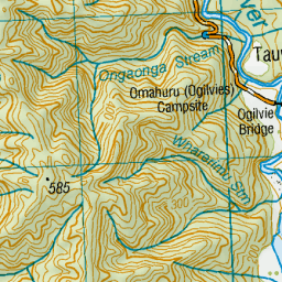 Ogilvie Bridge, Bay of Plenty - NZ Topo Map