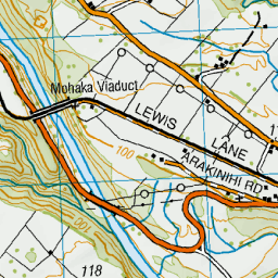 Mohaka Viaduct, Hawke's Bay - NZ Topo Map