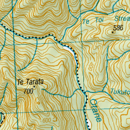 Te Tarata, Bay of Plenty - NZ Topo Map