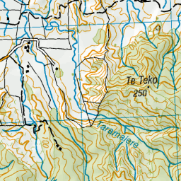 Te Teko, Bay of Plenty - NZ Topo Map