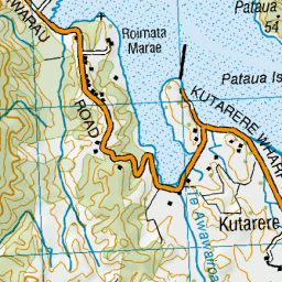 Pataua, Bay of Plenty - NZ Topo Map