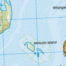 Uretara Island, Bay of Plenty - NZ Topo Map