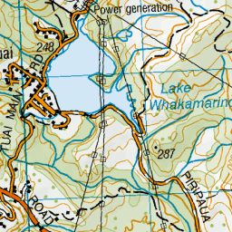 Tuai, Hawke's Bay - NZ Topo Map
