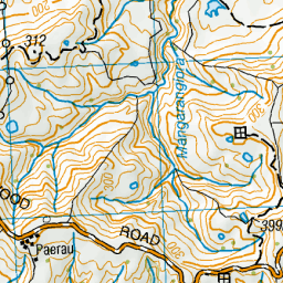Paerau, Hawke's Bay - NZ Topo Map