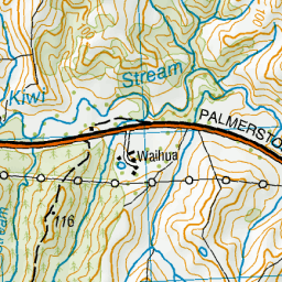 Waihua, Hawke's Bay - NZ Topo Map