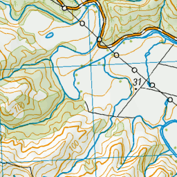 Waihua River, Hawke's Bay - NZ Topo Map