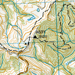 Benmore, Hawke's Bay - NZ Topo Map