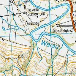Ardkeen Hall, Hawke's Bay - NZ Topo Map