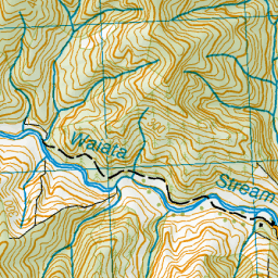 Waiata Stream, Bay of Plenty - NZ Topo Map