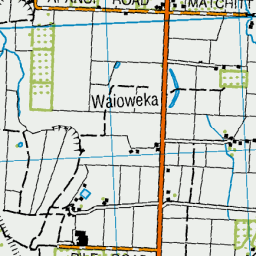 Waioeka, Bay of Plenty - NZ Topo Map