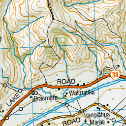 Rangiahua Marae, Hawke's Bay - NZ Topo Map