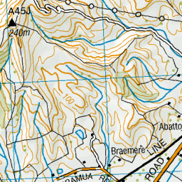 Braemere, Hawke's Bay - NZ Topo Map