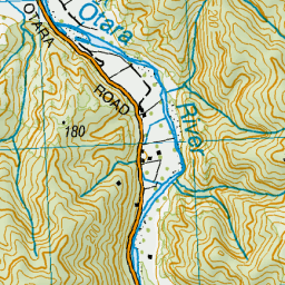 Otara River, Bay of Plenty - NZ Topo Map