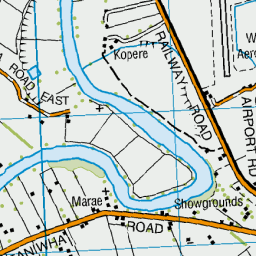 Wairoa Aerodrome, Hawke's Bay - NZ Topo Map
