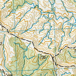 Ponui Stream, Hawke's Bay - NZ Topo Map