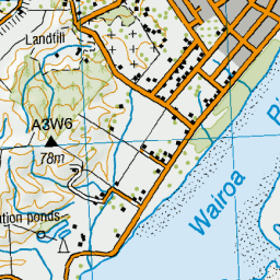 Wairoa River, Hawke's Bay - NZ Topo Map
