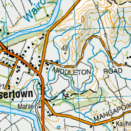 Wairoa River, Hawke's Bay - NZ Topo Map