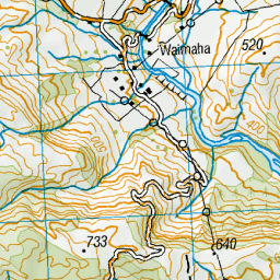 Waimaha, Gisborne - NZ Topo Map