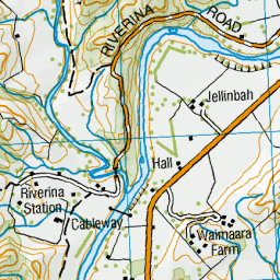 Riverina Station, Hawke's Bay - NZ Topo Map