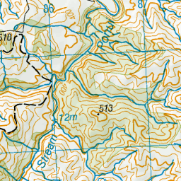 Ponui Stream, Gisborne - NZ Topo Map
