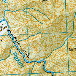 Pakihi Stream, Bay of Plenty - NZ Topo Map