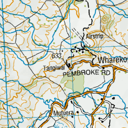 Tangiwai, Gisborne - NZ Topo Map