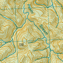 Pakihi Stream, Bay of Plenty - NZ Topo Map