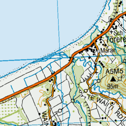 Torere, Bay of Plenty - NZ Topo Map