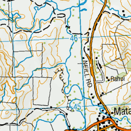 Matawai, Gisborne - NZ Topo Map