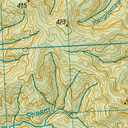 Te Whiorau, Bay of Plenty - NZ Topo Map