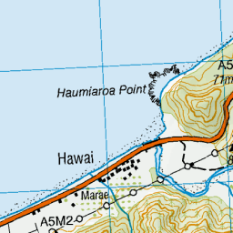 Hawai, Bay of Plenty - NZ Topo Map