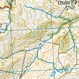 Otoko, Gisborne - NZ Topo Map