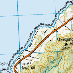 Motunui Island, Bay of Plenty - NZ Topo Map