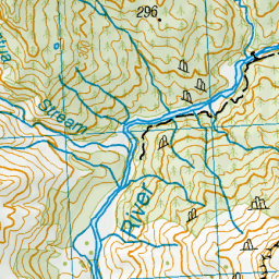 Nuhaka River, Hawke's Bay - NZ Topo Map