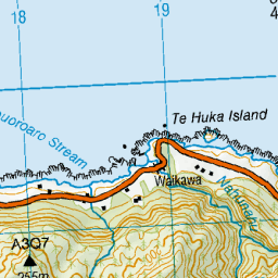 Waikawa, Bay of Plenty - NZ Topo Map