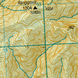 Rangipoua, Bay of Plenty - NZ Topo Map
