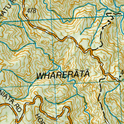 WHARERATA FOREST, Gisborne - NZ Topo Map
