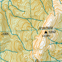 Arowhana, Gisborne - NZ Topo Map