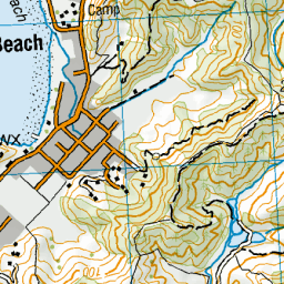 Mahia Beach, Hawke's Bay - NZ Topo Map