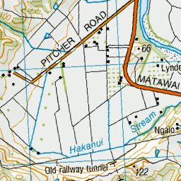 Ngaio, Gisborne - NZ Topo Map