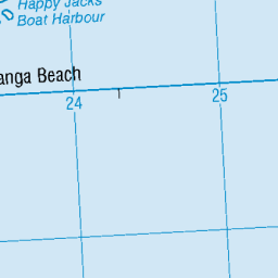 Happy Jacks Boat Harbour, Hawke's Bay - NZ Topo Map