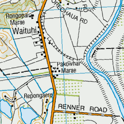 Waituhi, Gisborne - NZ Topo Map