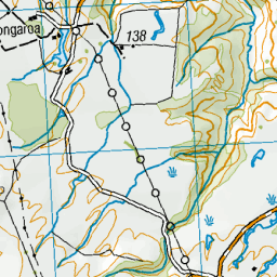 Pongaroa, Hawke's Bay - NZ Topo Map