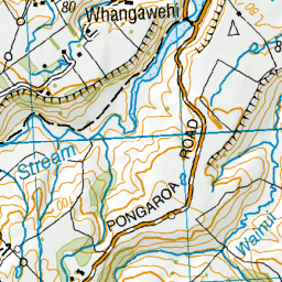 Wainui Stream, Hawke's Bay - NZ Topo Map