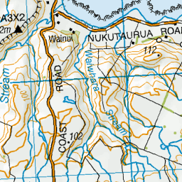 Wainui, Hawke's Bay - NZ Topo Map