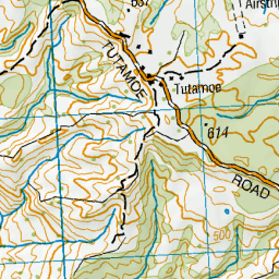 Tutamoe, Gisborne - NZ Topo Map