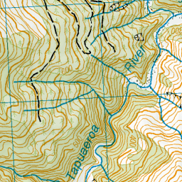 Tapuaeroa River, Gisborne - NZ Topo Map